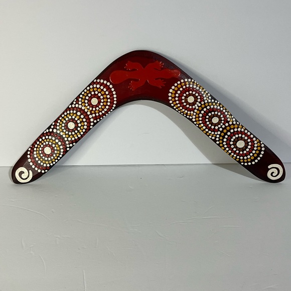 Art | Australian Vintage Boomerang Authentically Handmade And Painted ...